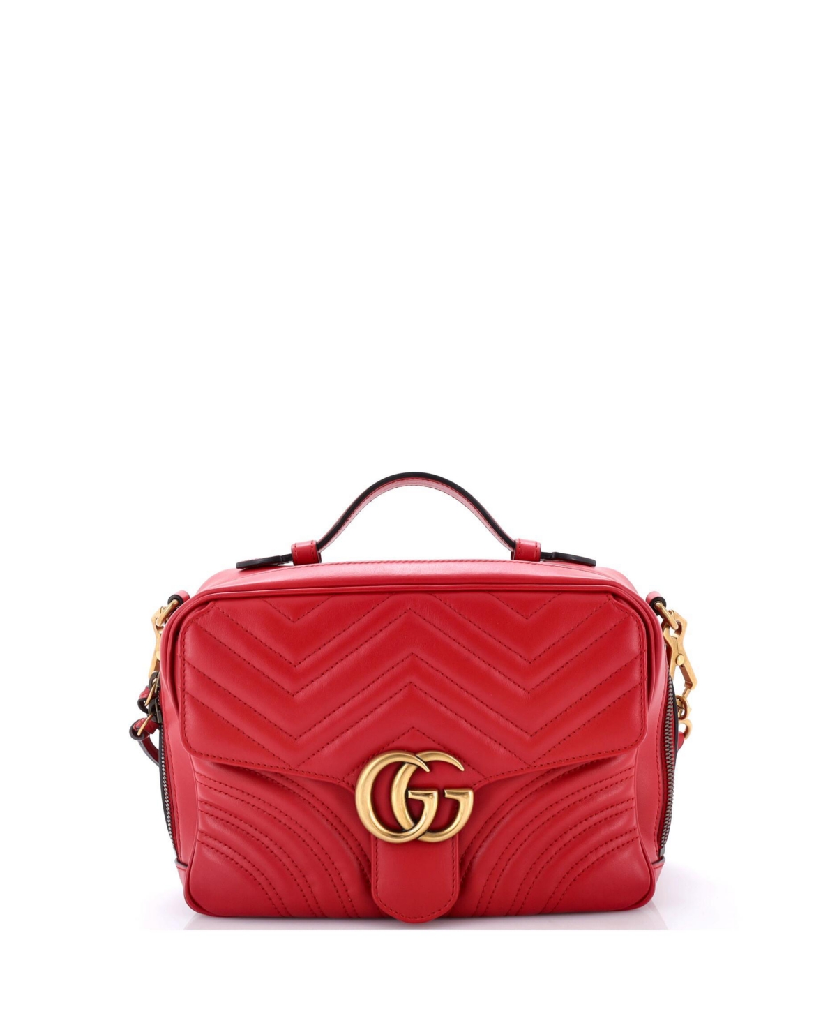 Click here for Pre-Owned Gucci Small Gg Marmont Zip Around Camera... prices