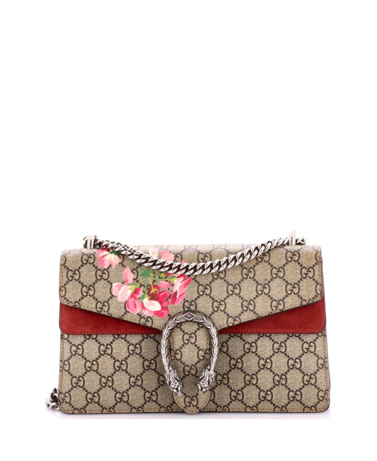 Click here for Pre-Owned Gucci Small Dionysus Bag Blooms Print Gg... prices