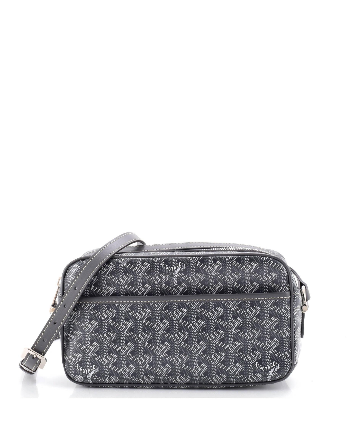 Click here for Pre-Owned Goyard Cap Vert Bag Coated Canvas - Grey prices