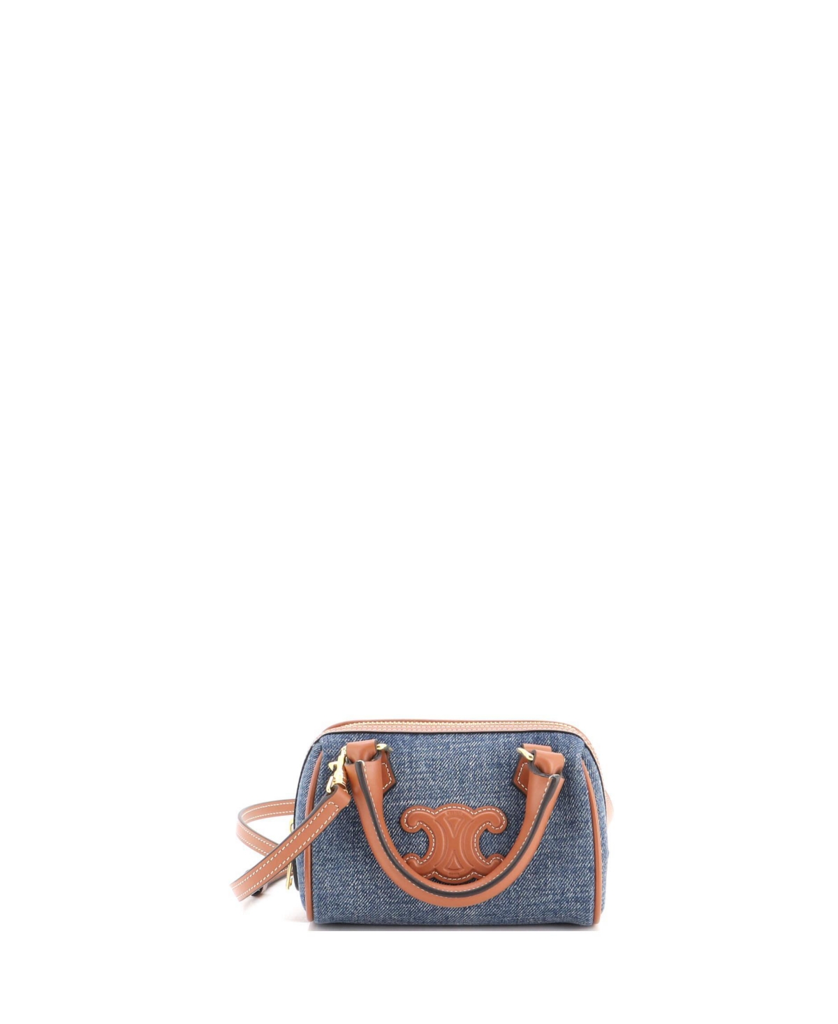 Click here for Pre-Owned Celine Mini Cuir Triomphe Boston Bag Den... prices
