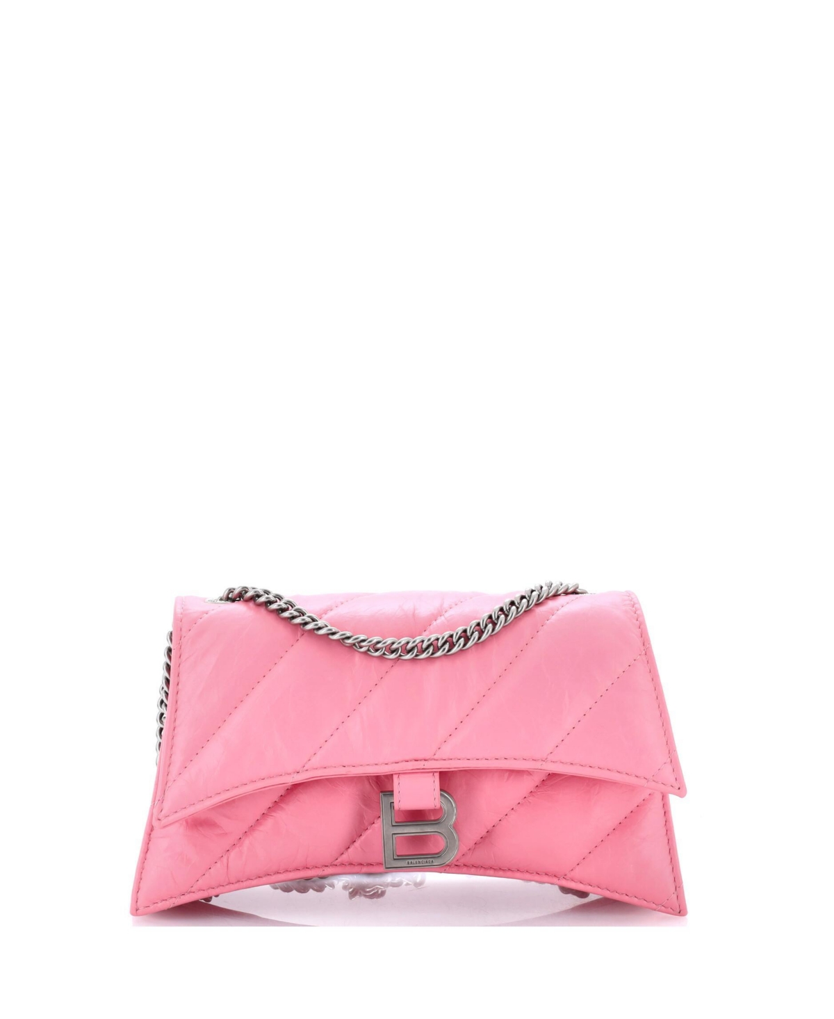 Click here for Pre-Owned Balenciaga Small Crush Chain Flap Bag Qu... prices