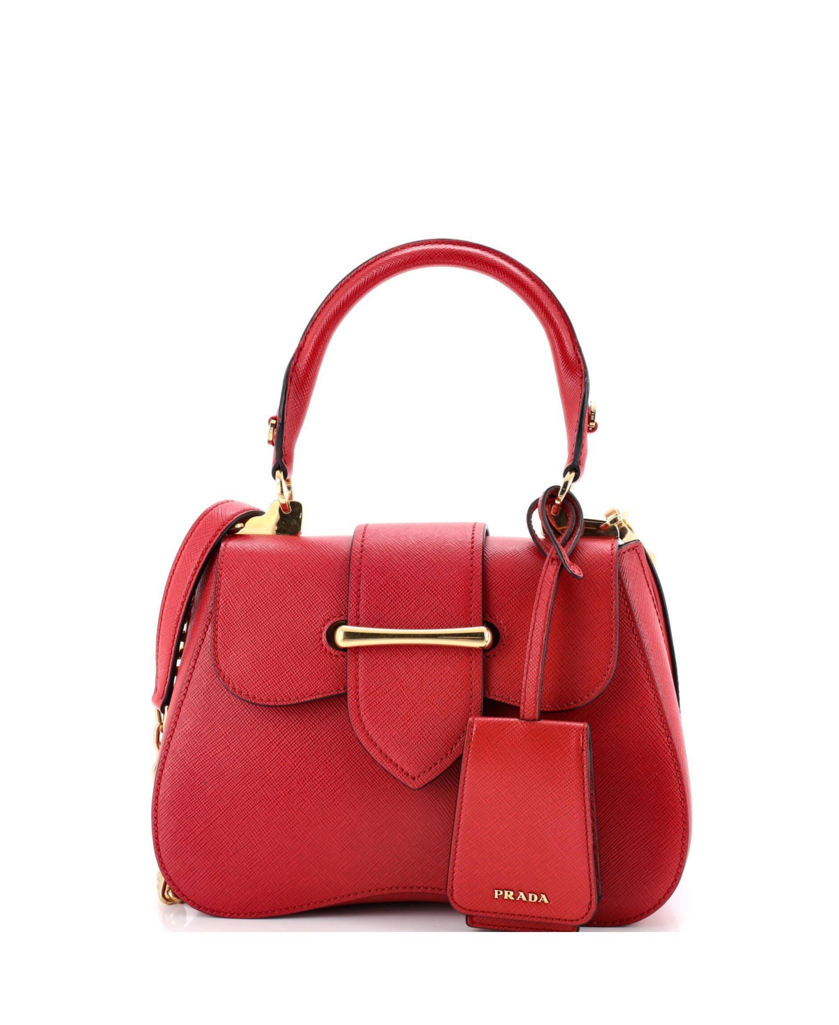 Click here for Pre-Owned Prada Small Sidonie Top Handle Bag Saffi... prices