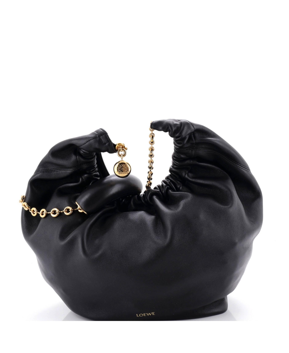 Click here for Pre-Owned Loewe Small Squeeze Hobo Bag Leather - B... prices