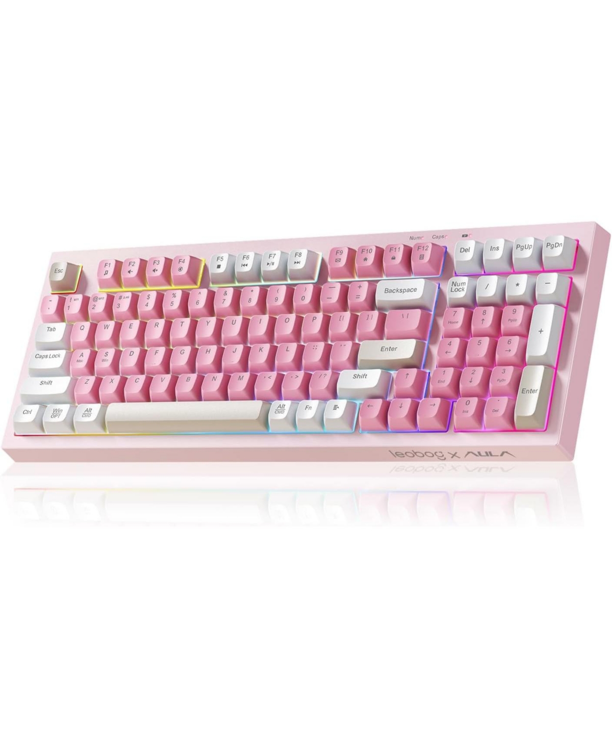 Click here for Aula K99 Wireless Gaming Keyboard  Bluetooth Cream... prices