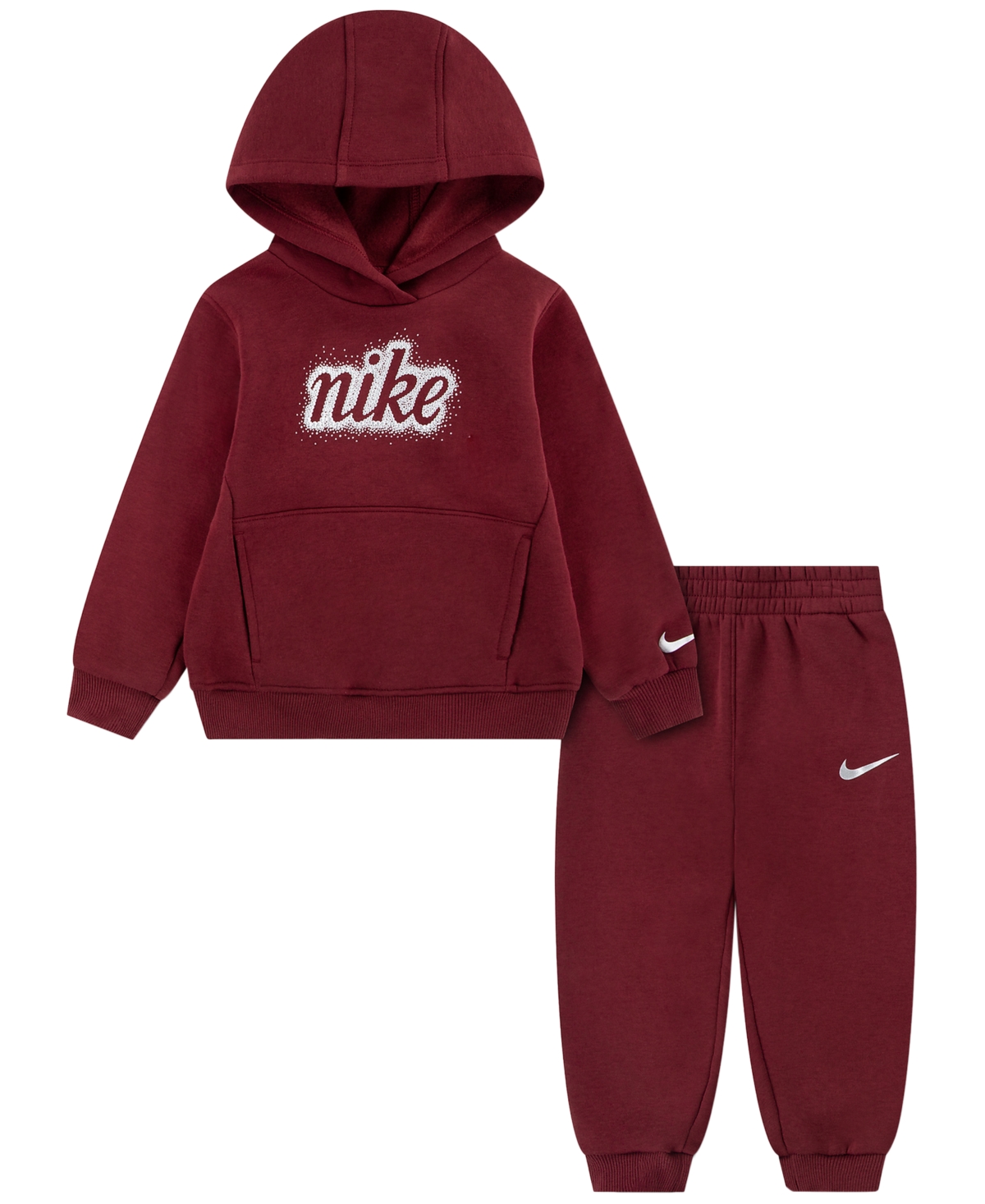 Click here for Nike Girls Toddler 2T-5T Swoosh Sparkle Hoodie and... prices