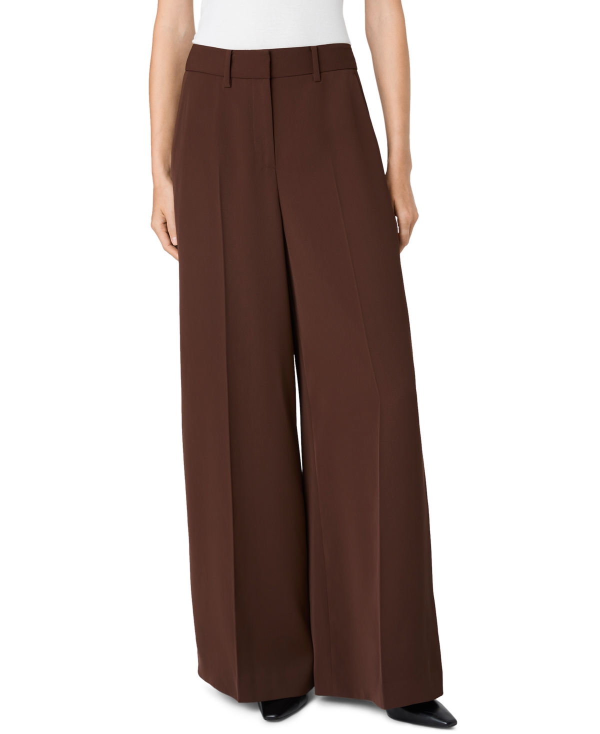 Click here for French Connection Womens Harry High-Waist Wide-Leg... prices