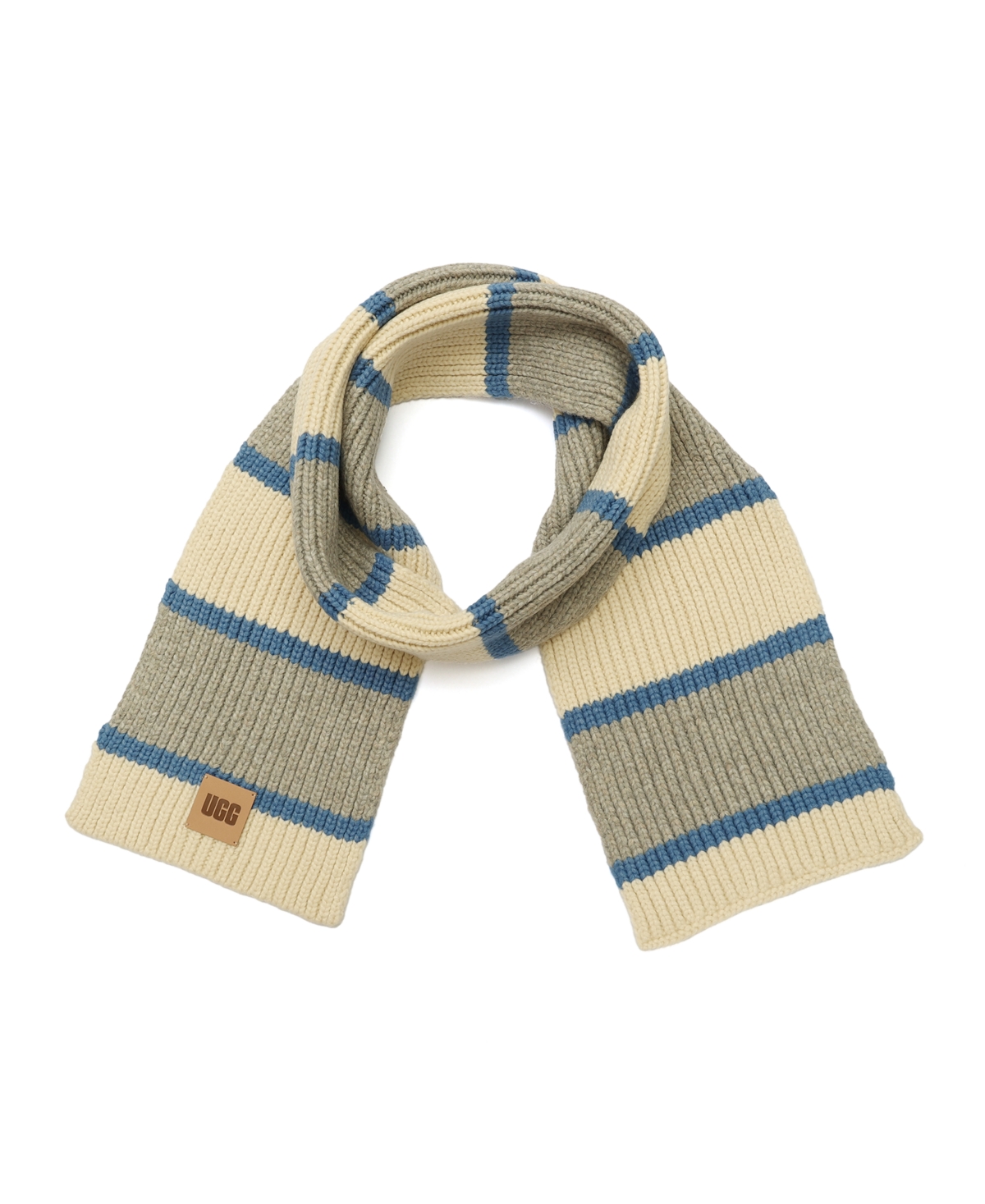 Click here for Ugg Womens Chunky Ribbon Stripe Knit Scarf - Turac... prices
