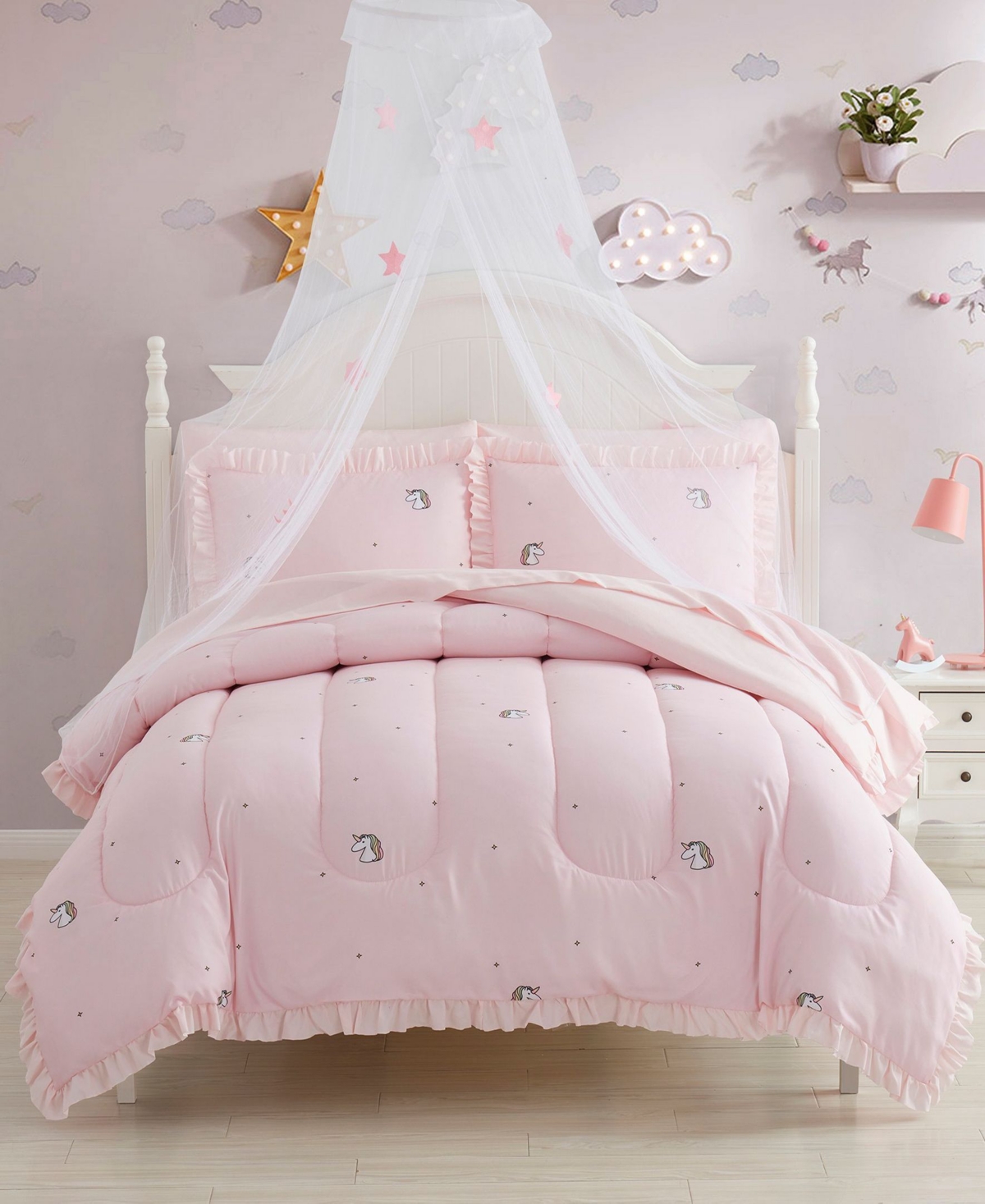 Click here for Sweet Home Collection Kids Unicorn 7-Piece Comfort... prices