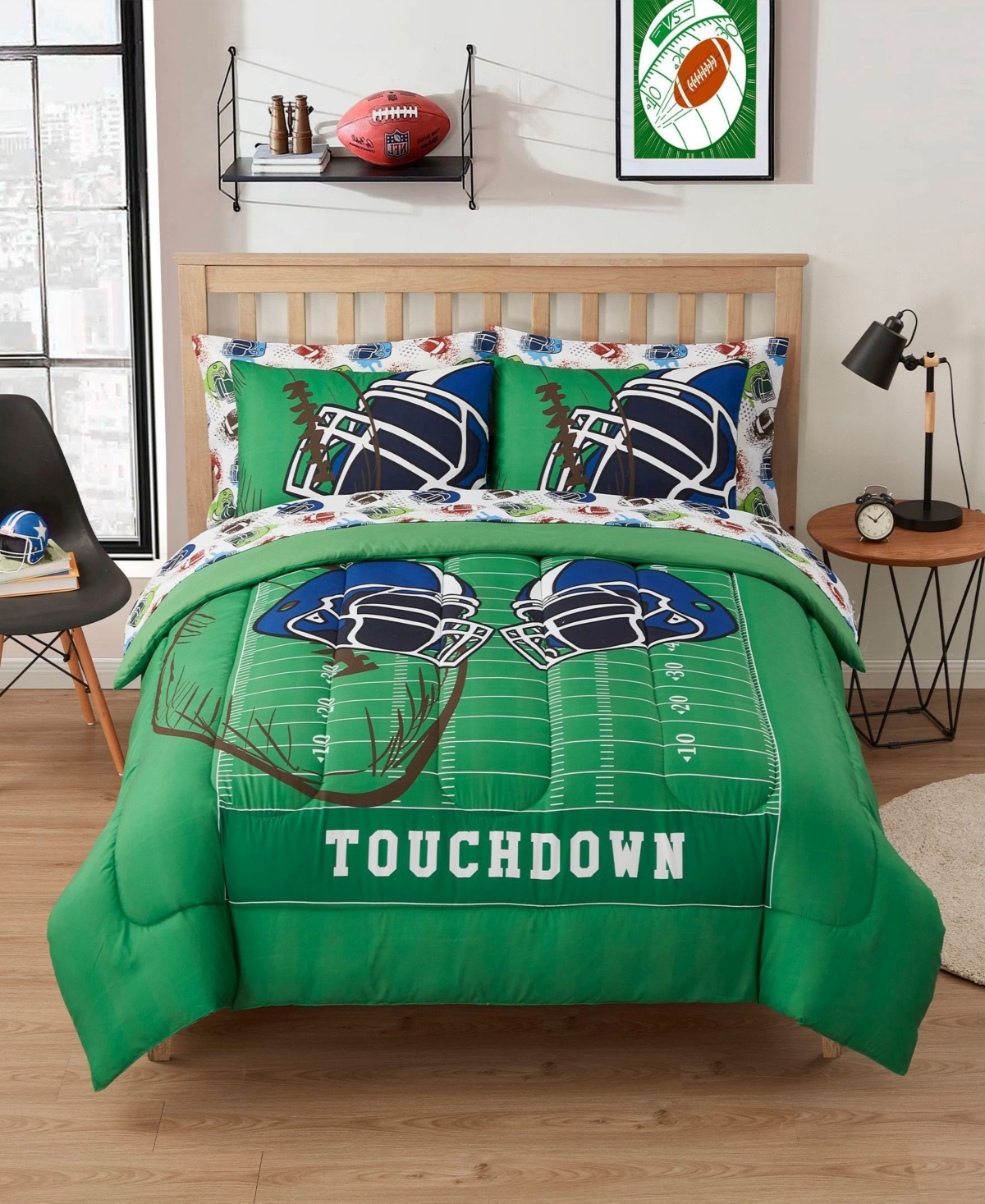 Click here for Sweet Home Collection Kids Football 7-Piece Comfor... prices
