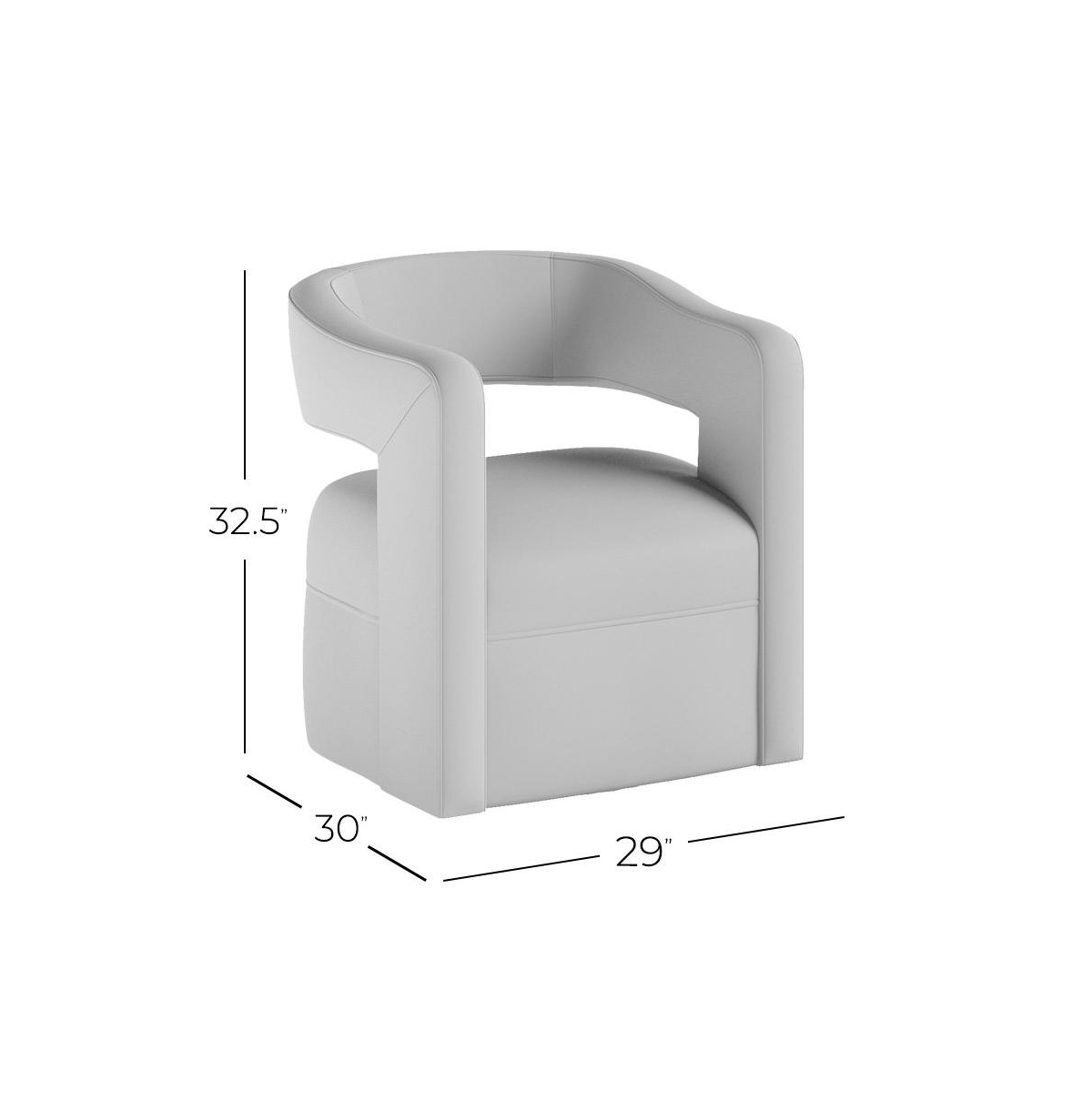 Click here for Jofran Lexy Modern Sculpted Curved Upholstered Swi... prices