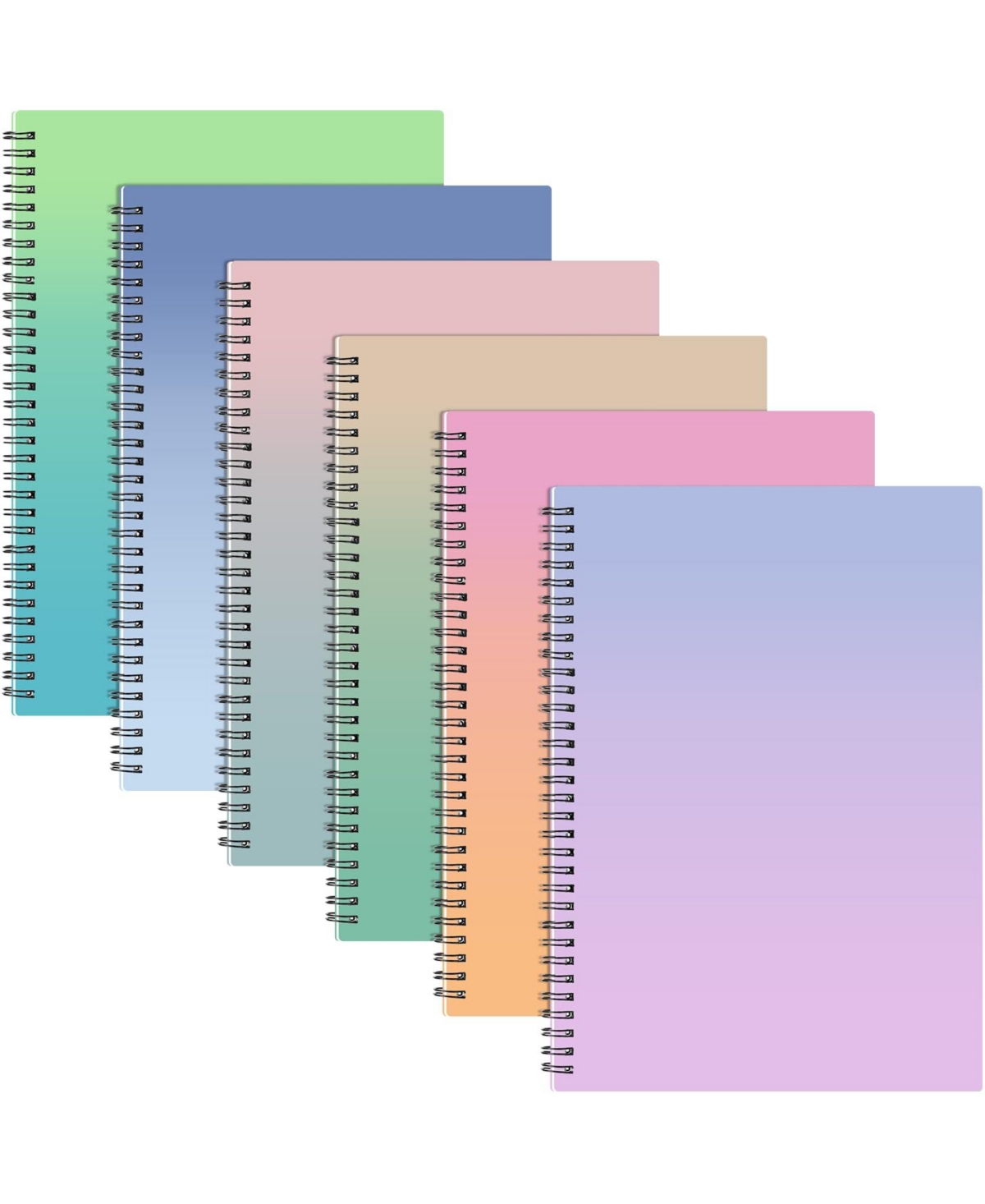 Click here for Danrong 6 Pack B5 Spiral Notebooks College Ruled H... prices