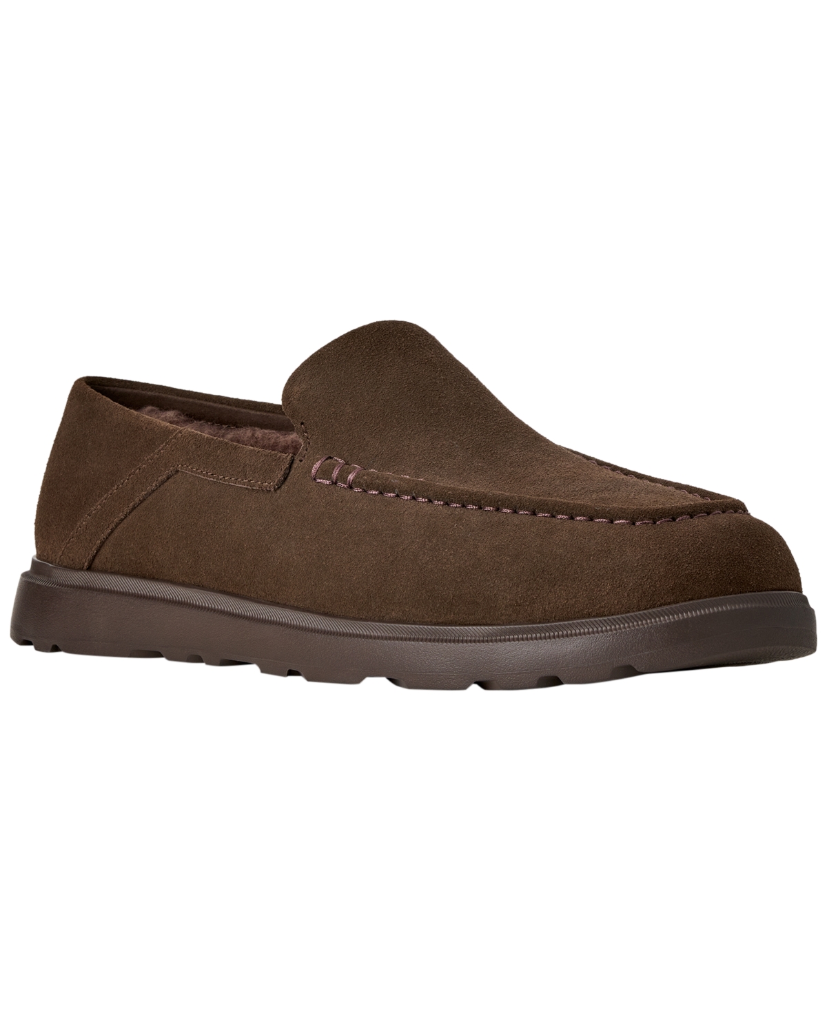 Click here for Ugg Mens Shep Suede Round-Toe Loafers - Dusted Coc... prices