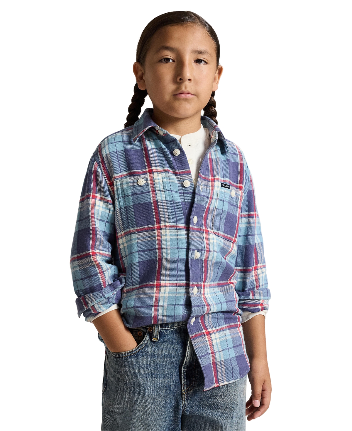 Click here for Polo Ralph Lauren Boys 8-20 Plaid Cotton Flannel W... prices