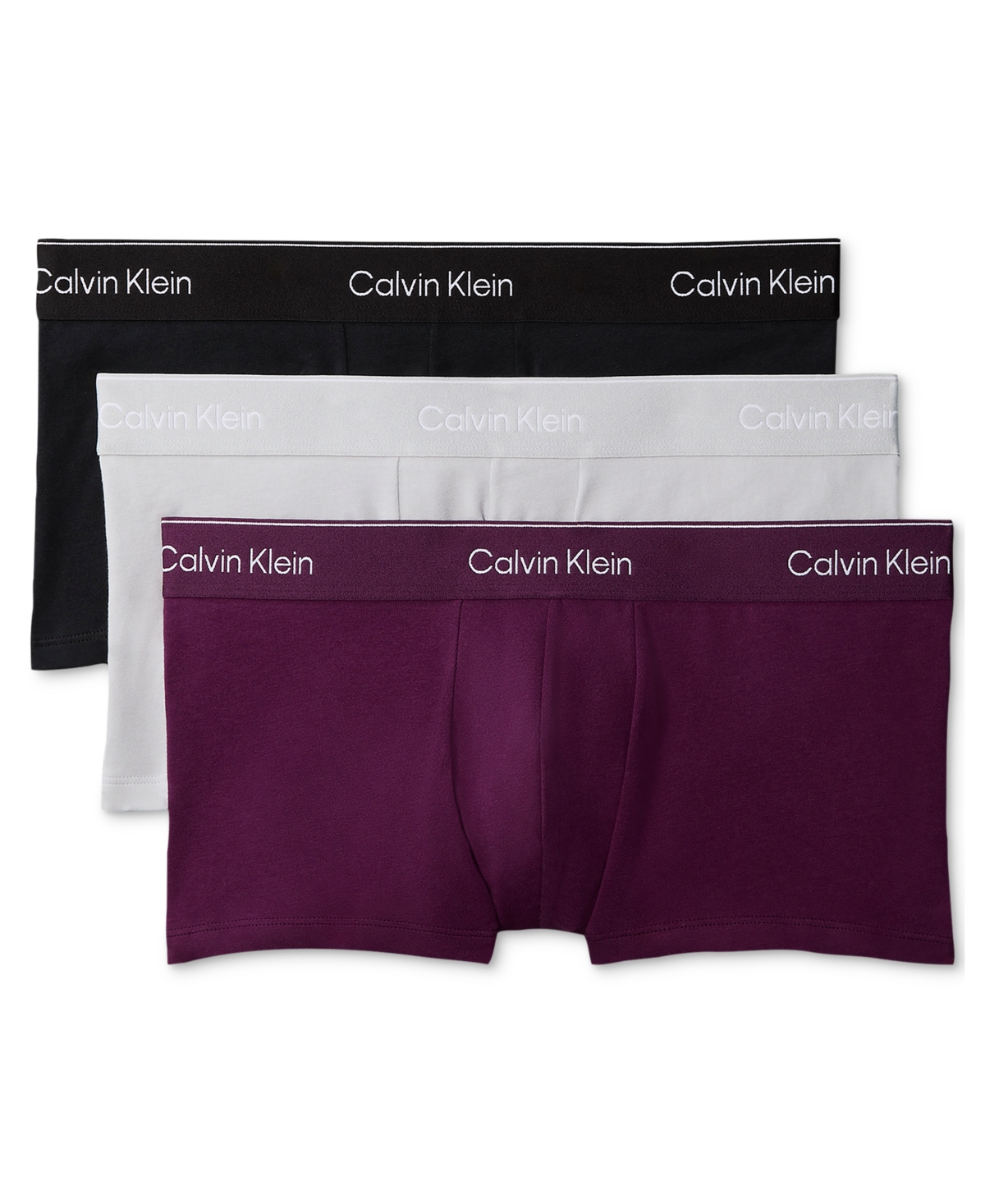 Click here for Calvin Klein Mens 3-Pack Icon Stretch Low Rise Tru... prices