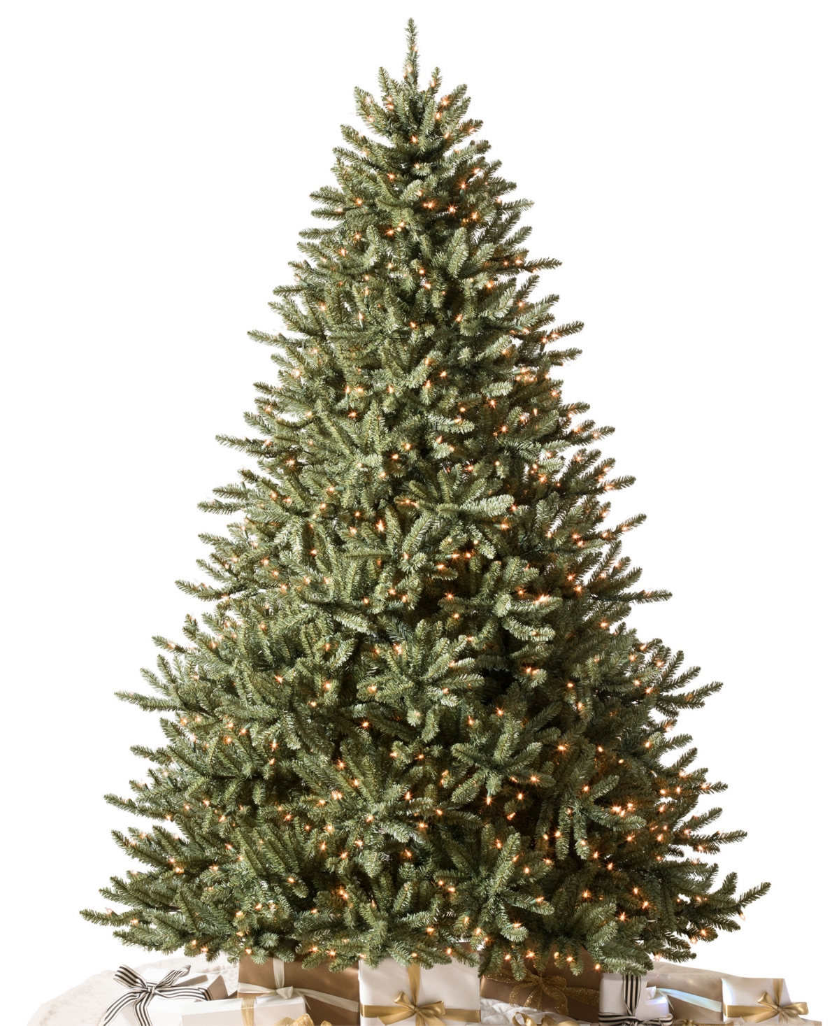 Click here for Balsam Hill 7.5 ft Pre-Lit Classic Spruce Tree - G... prices