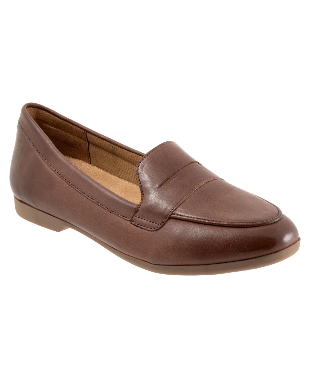 Click here for Trotters Womens Ingrid Flat - Brown prices