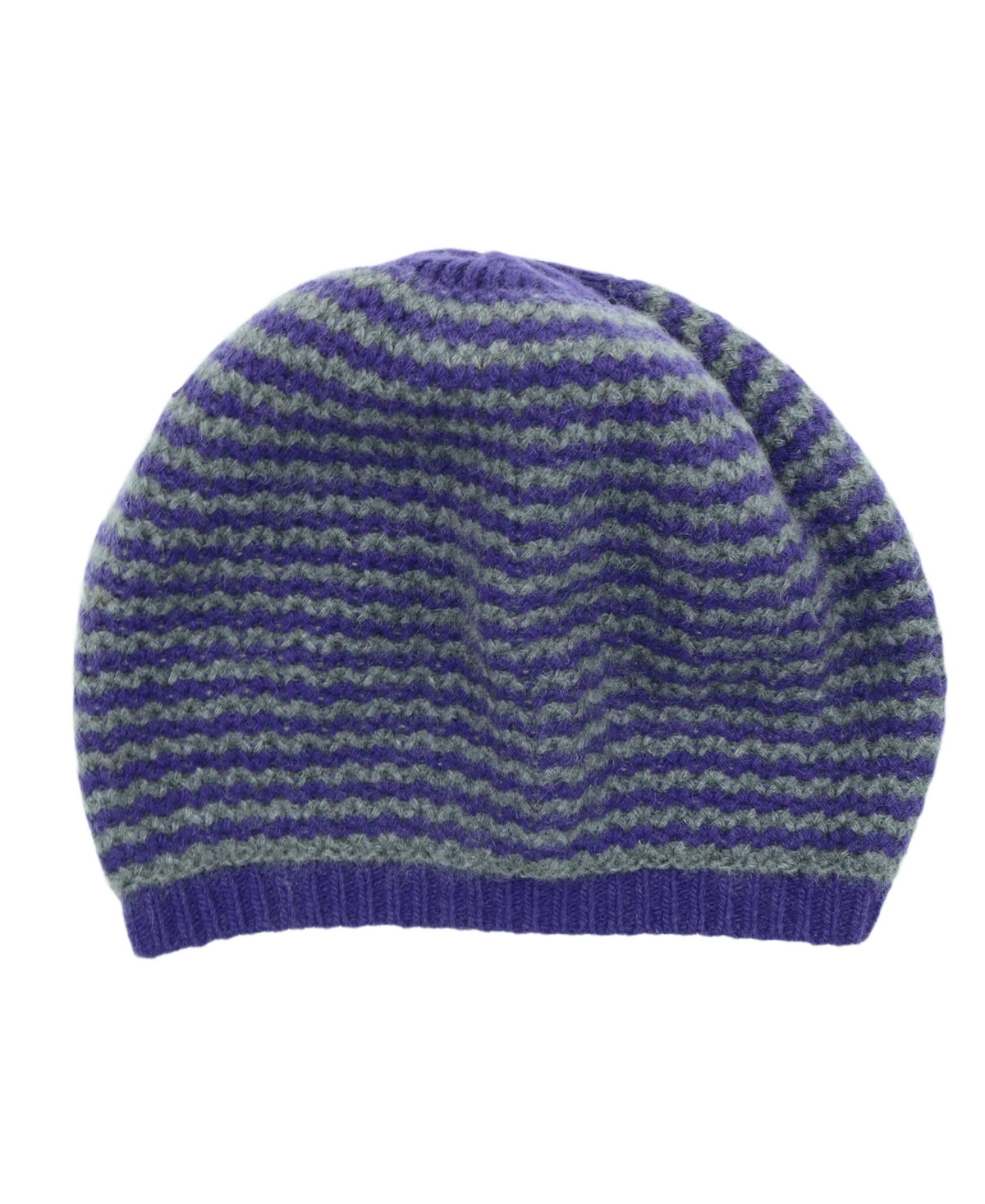Click here for Portolano Slouchy Striped Hat - UVA Violet/Medium... prices