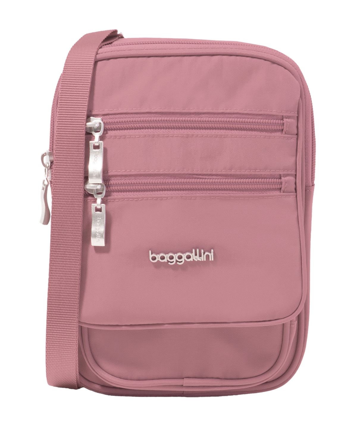 Click here for Baggallini Rfid Journey Crossbody - Dusty Mauve prices