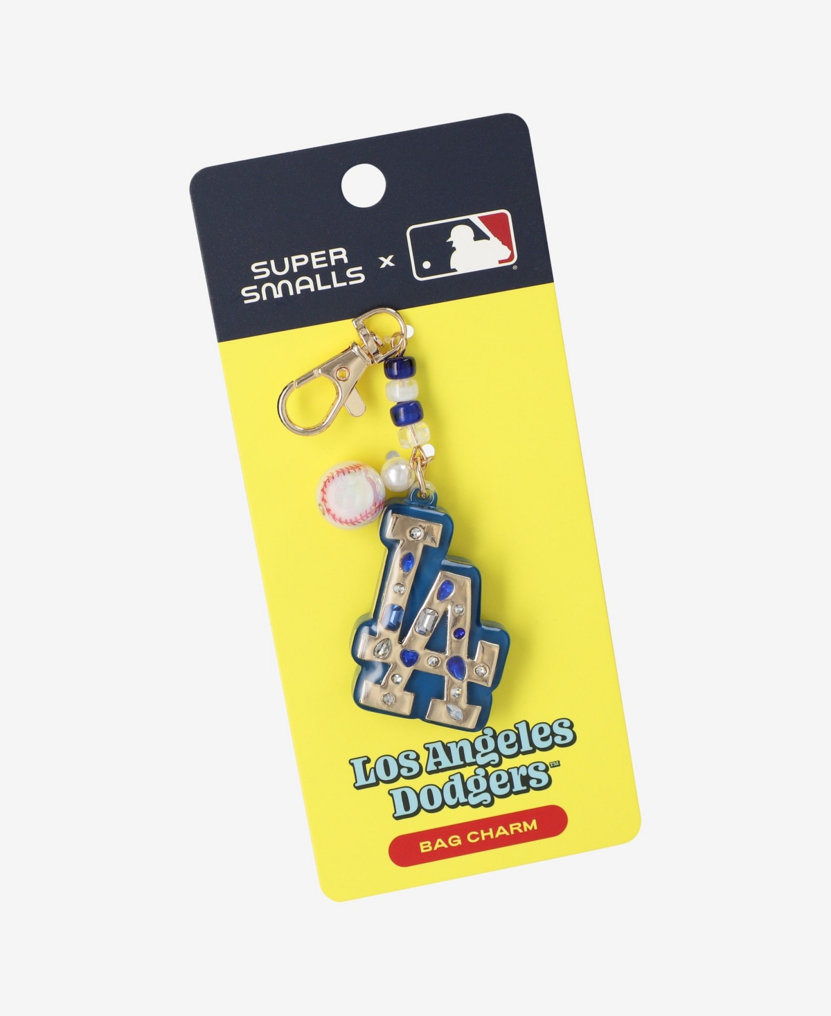Click here for Super Smalls Los Angeles Dodgers Bag Charm - Royal prices
