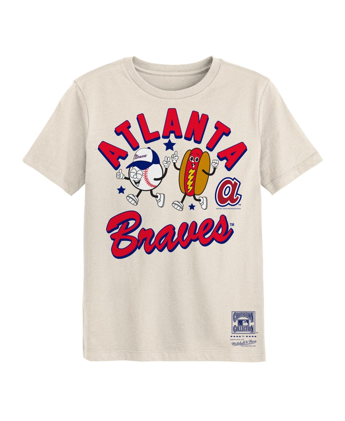 Click here for Mitchell & Ness Preschool Natural Atlanta Braves S... prices