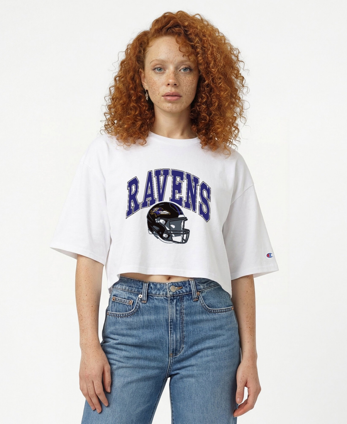 Click here for Champion Womens Baltimore Ravens Boyfriend Cropped... prices