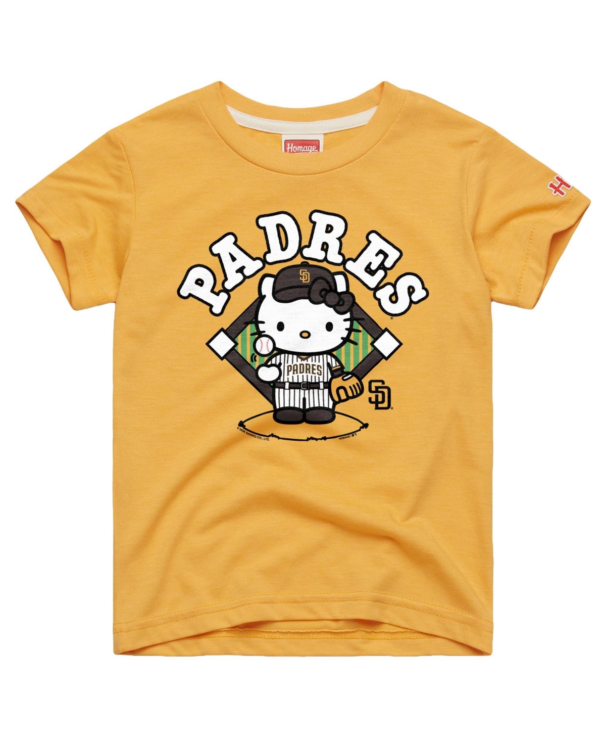 Click here for Homage Toddler Gold San Diego Padres Hello Kitty x... prices