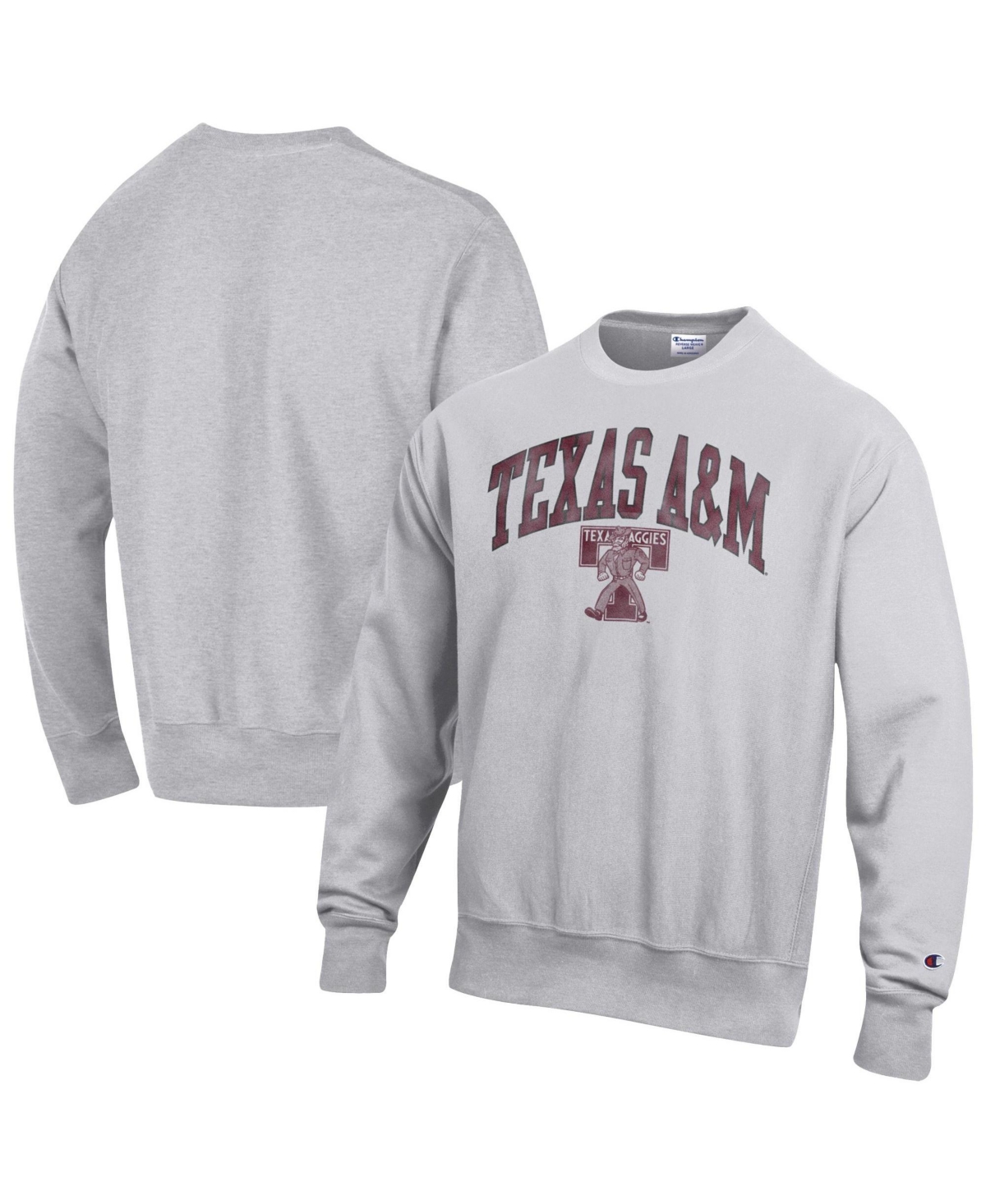 Click here for Champion Mens Texas A&M Aggies Distressed Arch Ove... prices