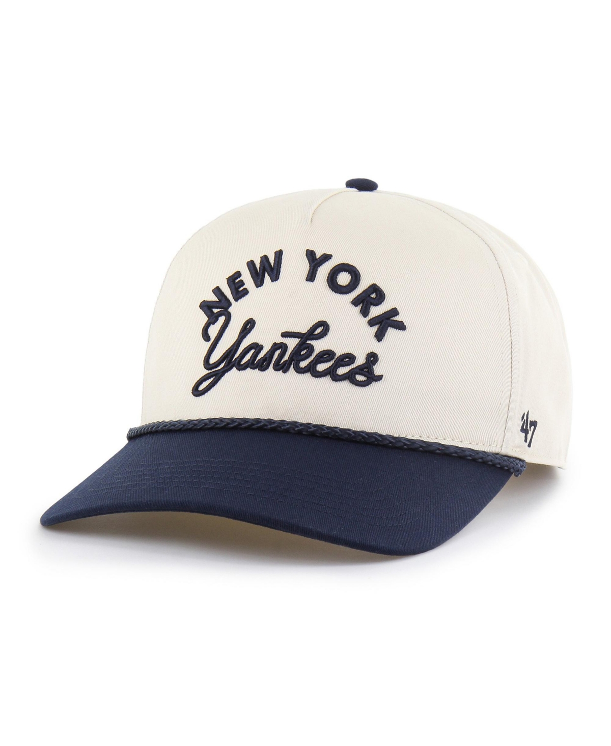 Click here for 47 Brand Mens Natural/Navy New York Yankees Rope S... prices