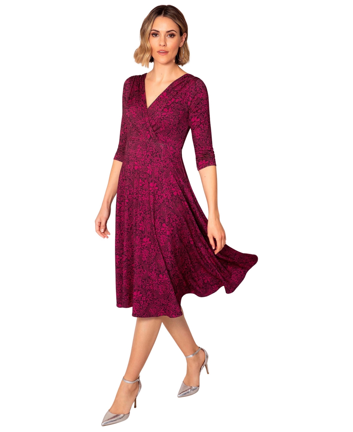 Click here for Alie Street London Womens Sculpted Fit Flare Midi... prices