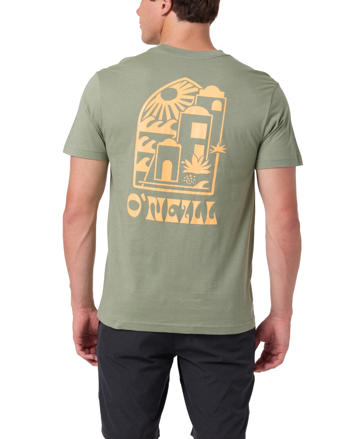 Click here for ONeill Mens Regular-Fit Graphic T-Shirt - Sage prices