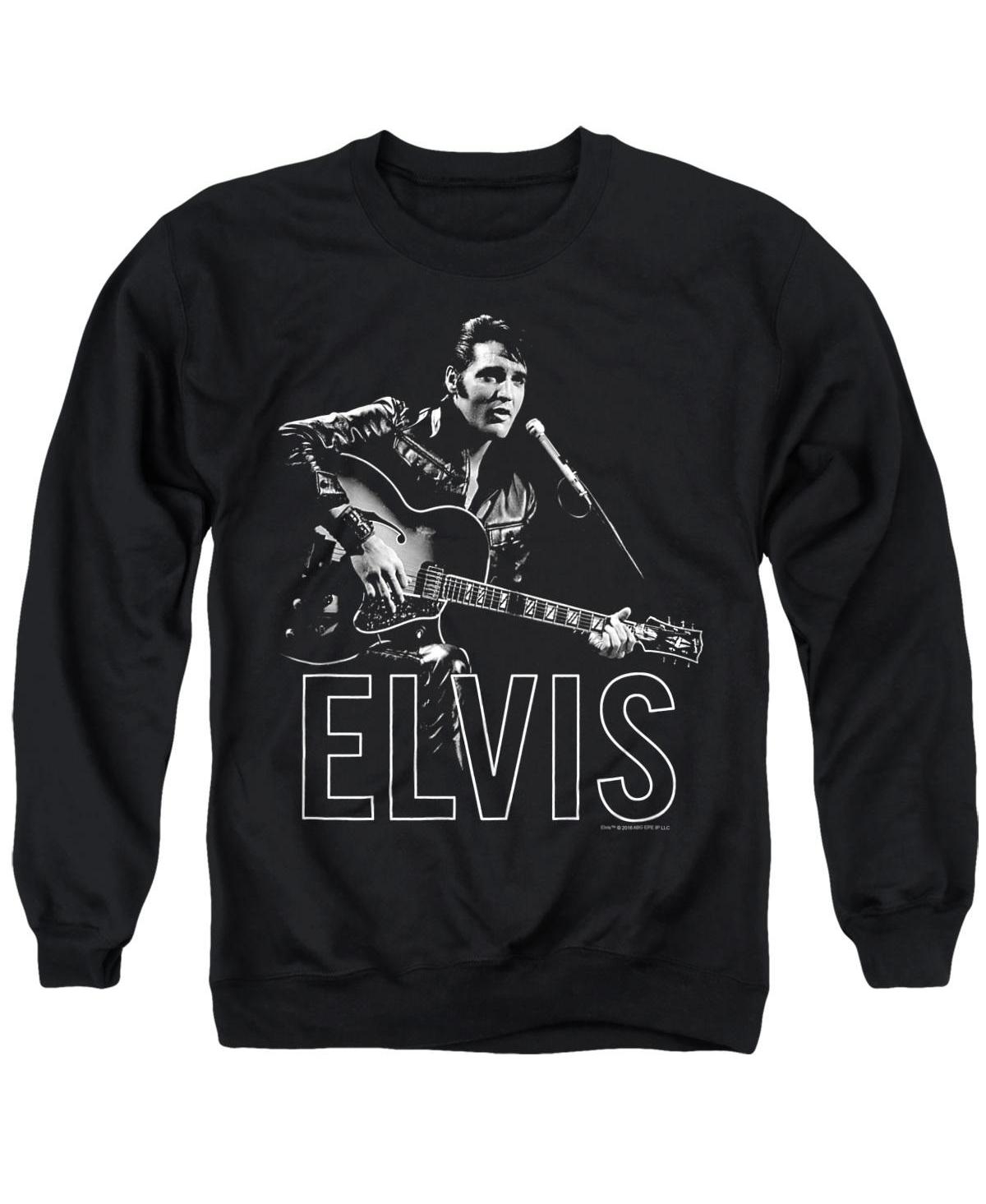 Click here for Elvis Mens Guitar In Hand Graphic Crewneck Sweatsh... prices