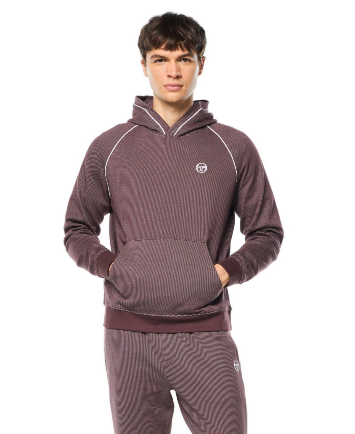 Click here for Sergio Tacchini Mens Agiato Hoodie - Huckleberry prices