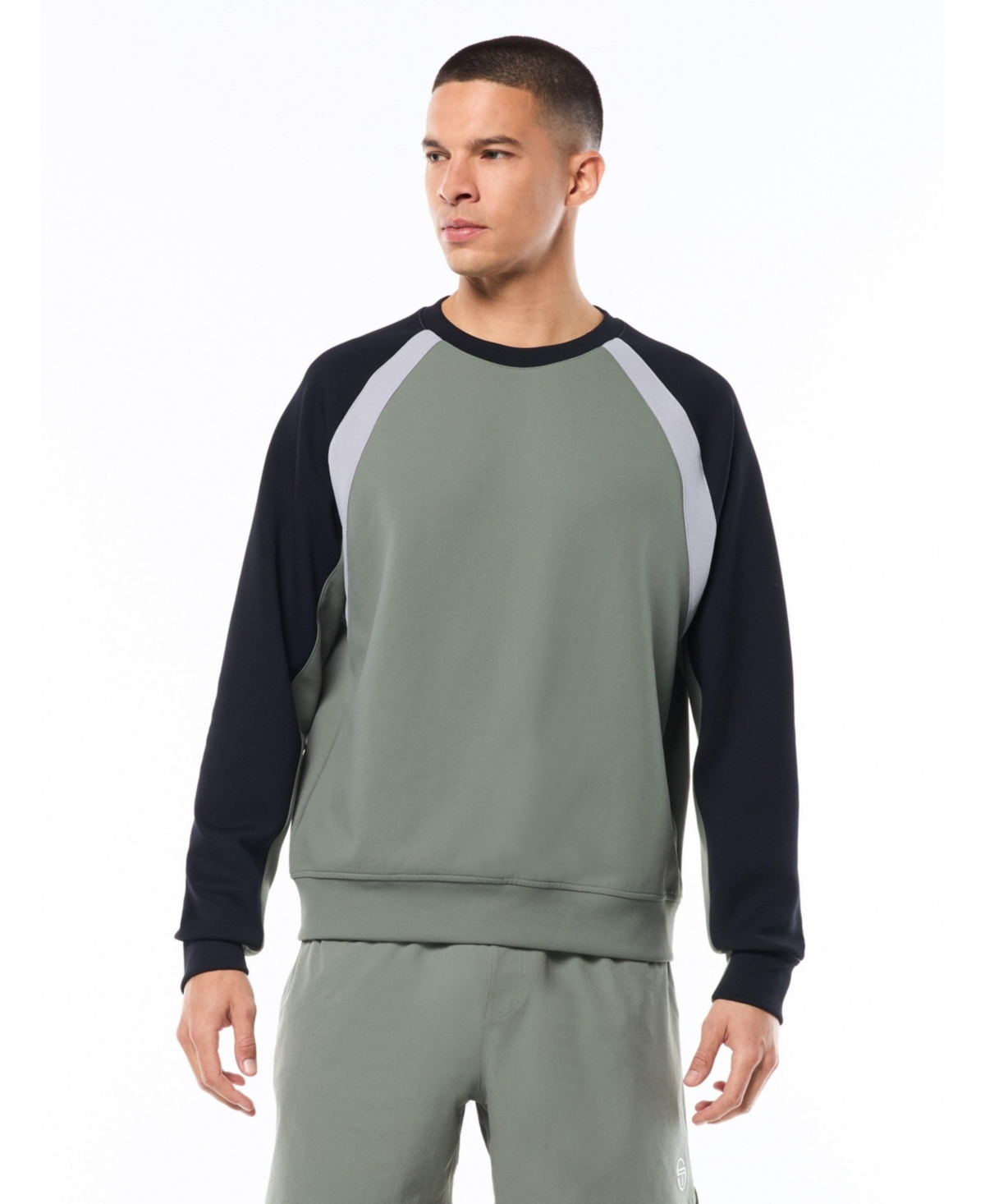 Click here for Sergio Tacchini Mens Sportivo Crewneck - Agave gre... prices