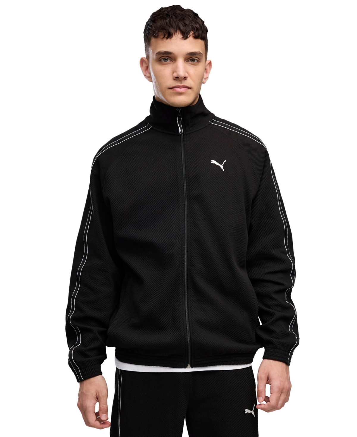 Click here for Puma Mens Class Twill Regular-Fit Track Jacket - P... prices