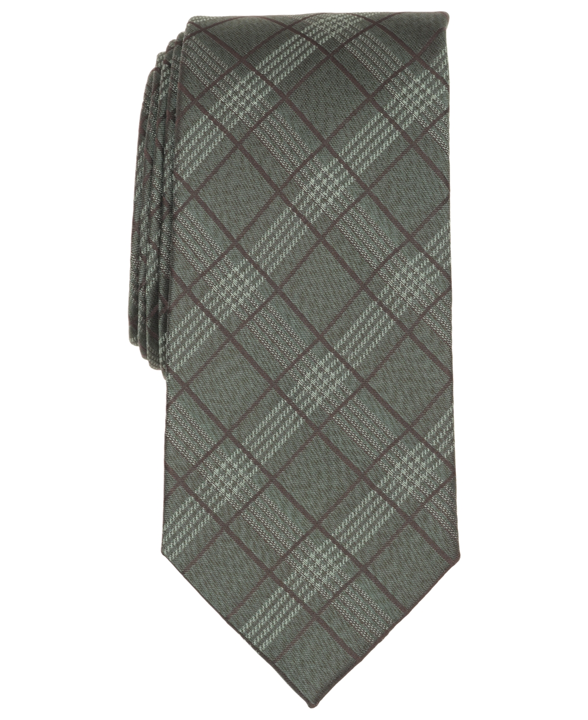 Click here for Michael Kors Mens Freely Plaid Classic Tie - OLIVE prices