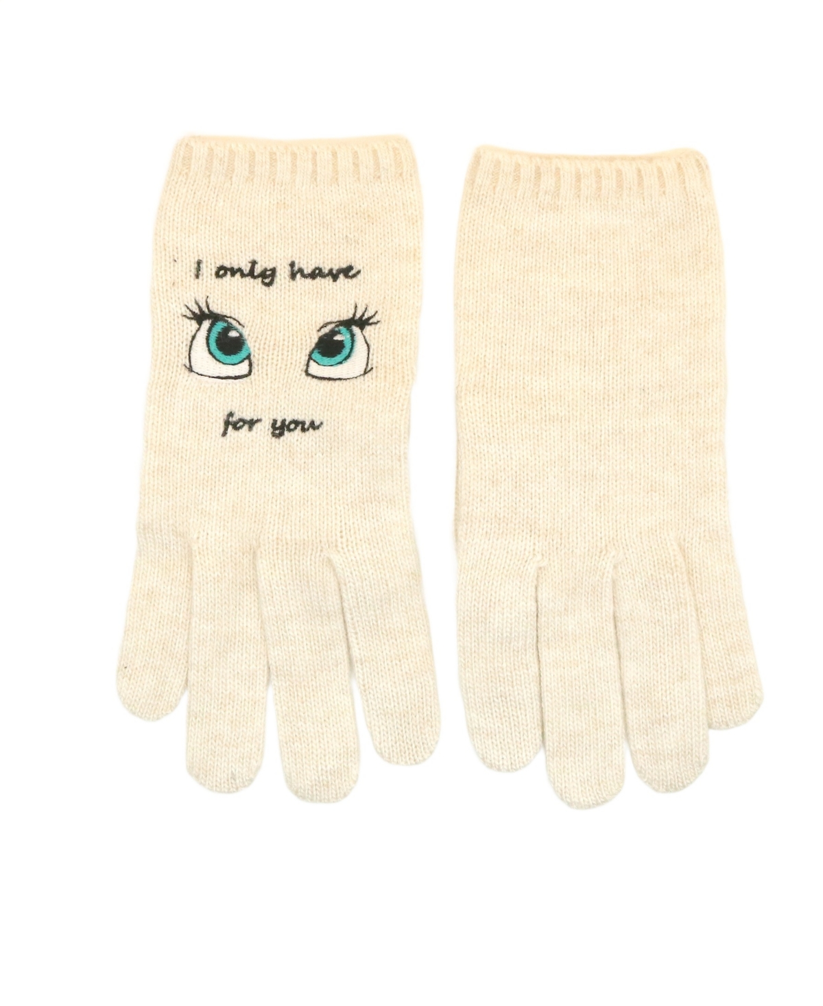 Click here for Portolano Playful Eyes Tech Gloves - Oatmeal prices