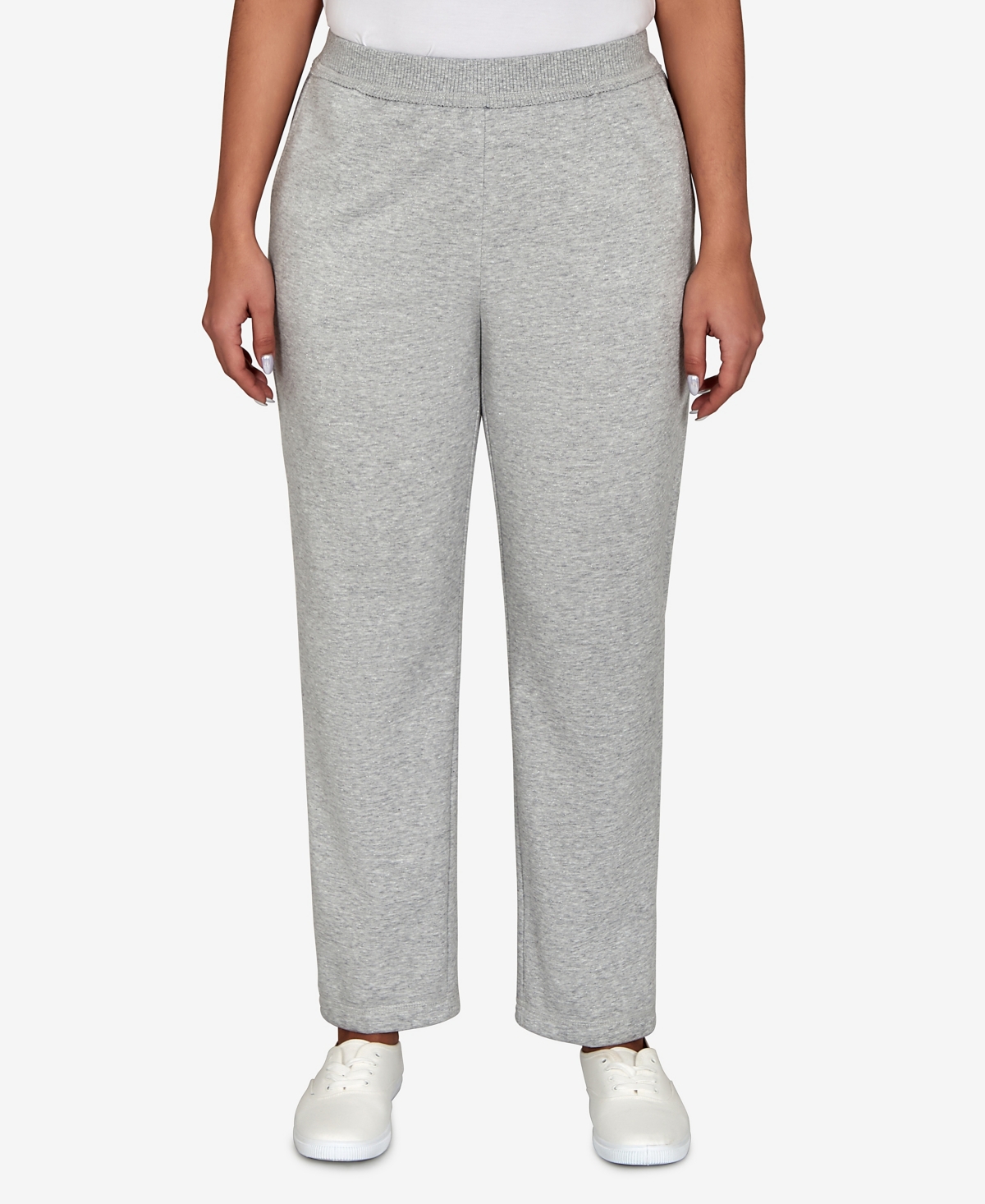 Click here for Alfred Dunner Womens Pull-On Straight-Leg Mid-Rise... prices