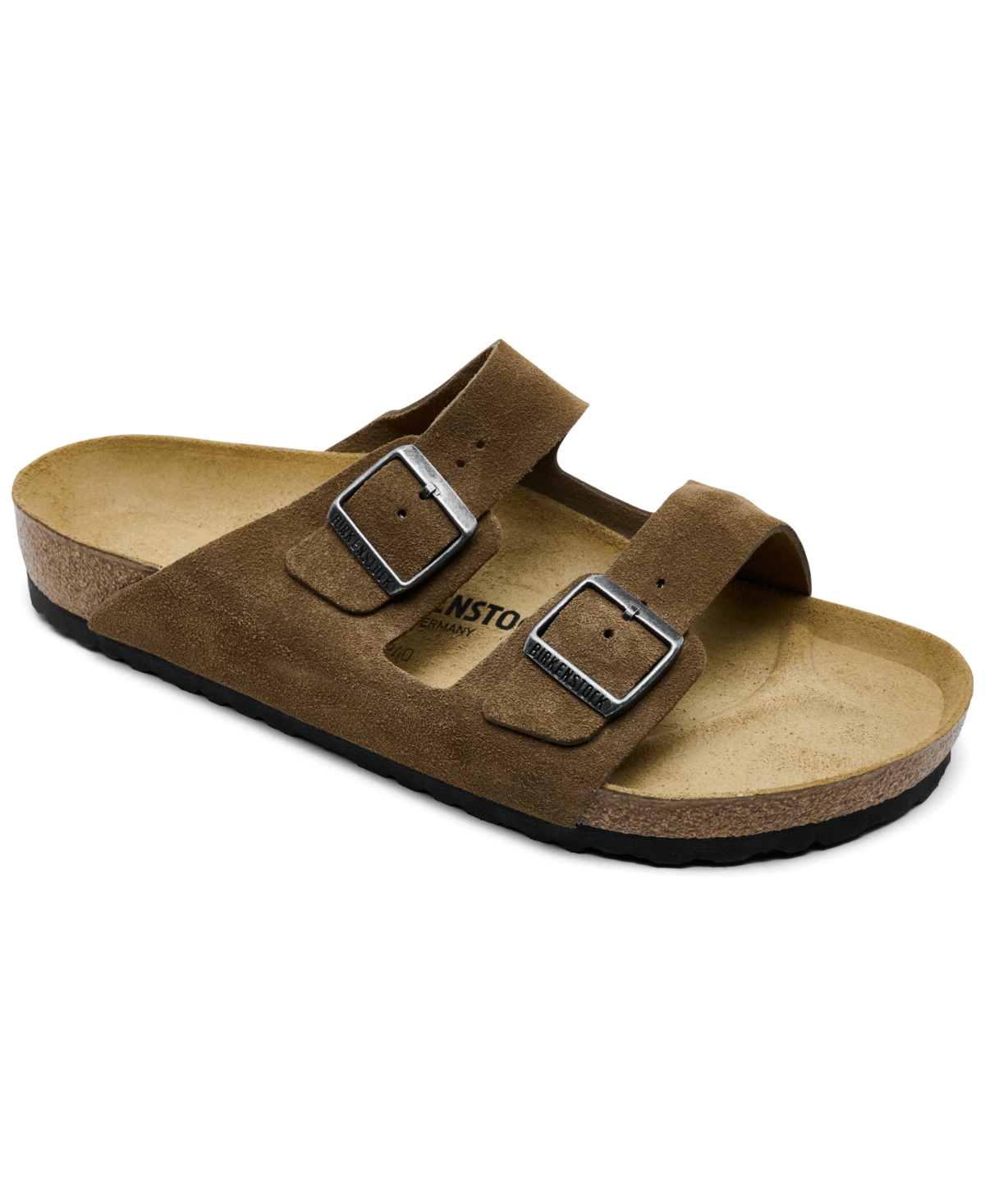 Click here for Birkenstock Arizona Two-Strap Suede-Leather Sandal... prices