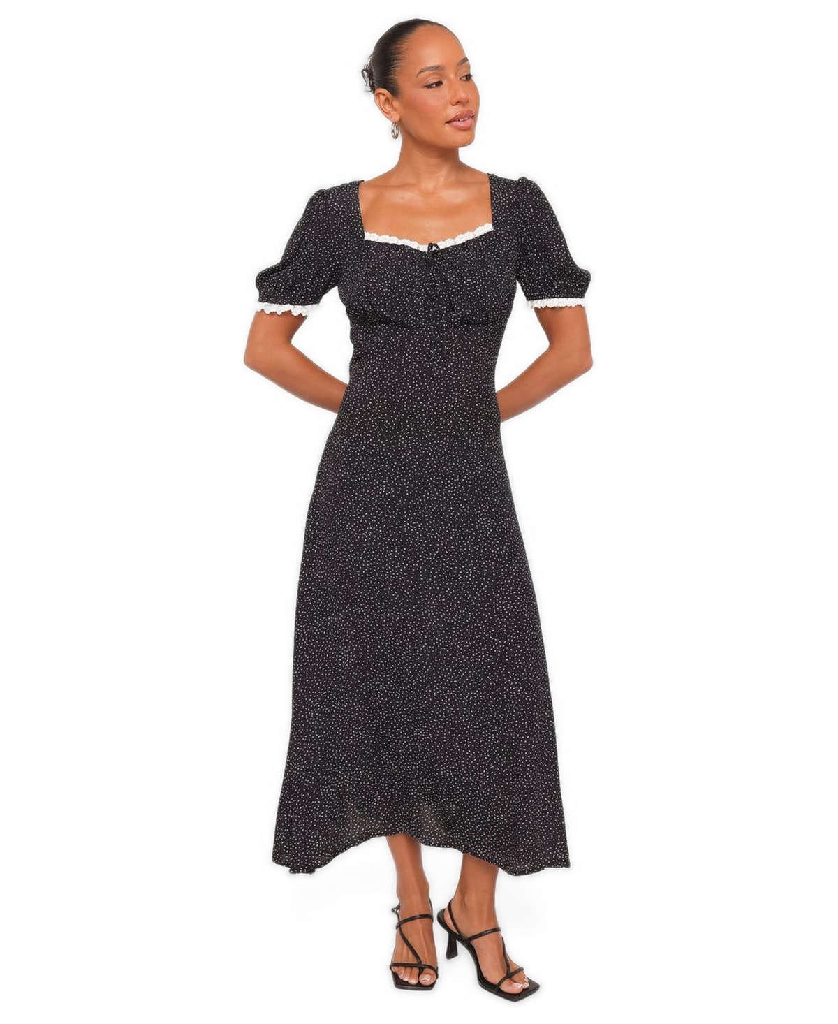 Click here for Petal and Pup Womens Francine Lace A-Line Sweethea... prices