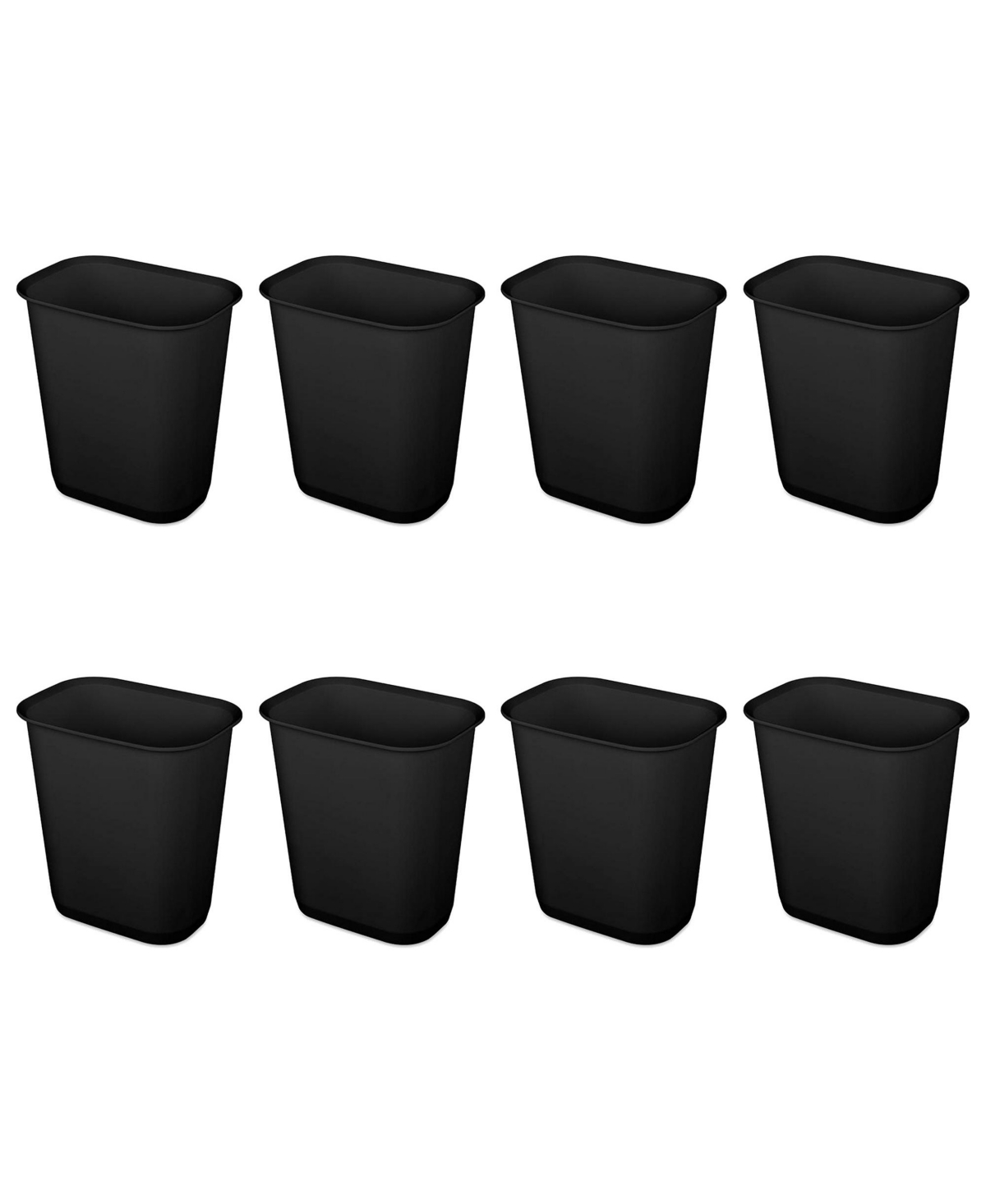 Click here for Sterilite 3 Gallon Rectangular Wastebasket Small H... prices