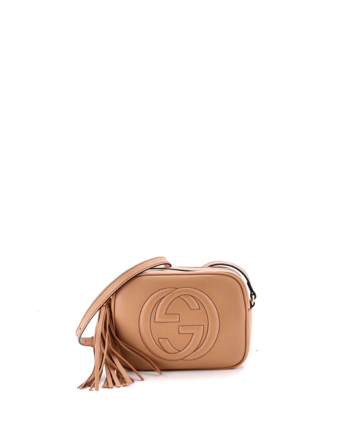 Click here for Pre-Owned Gucci Small Soho Disco Crossbody Bag Lea... prices