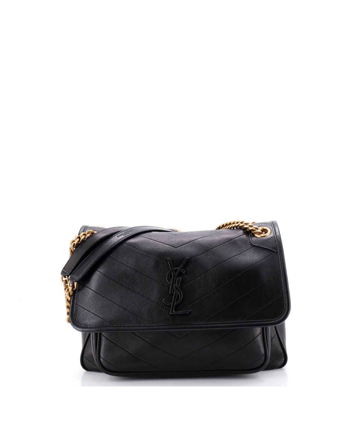 Click here for Pre-Owned Saint Laurent Medium Niki Chain Flap Bag... prices