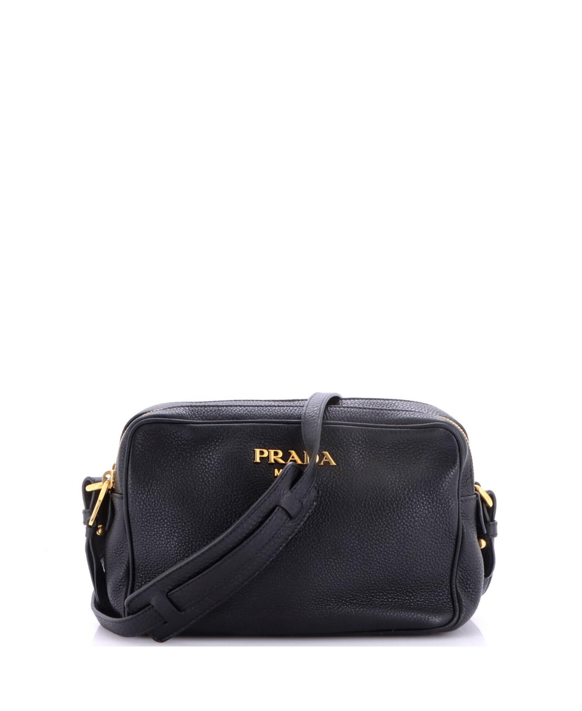 Click here for Pre-Owned Prada Double Zip Camera Bag Vitello Dain... prices