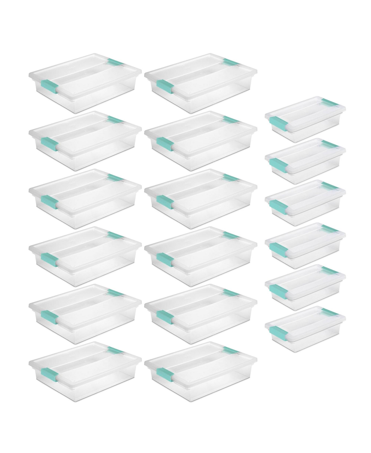 Click here for Sterilite Large Clip Storage Box  12 Pack  and Sma... prices