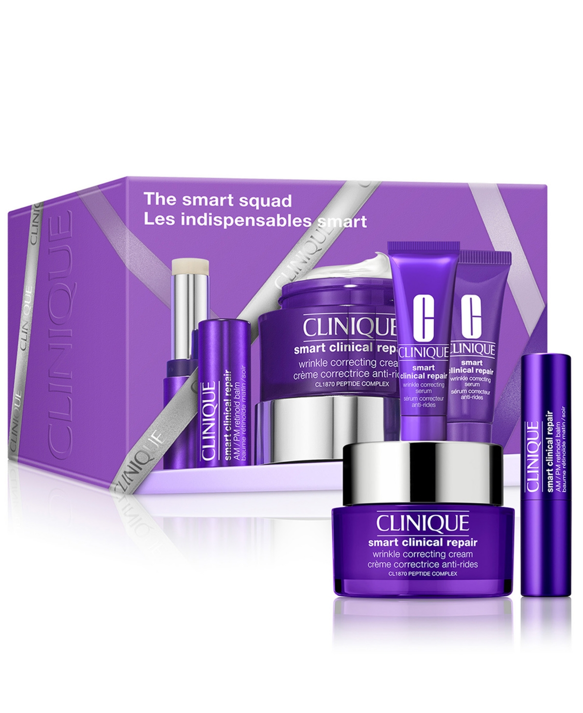 Click here for Clinique 3-Piece The Smart Squad Trio Gift Set prices