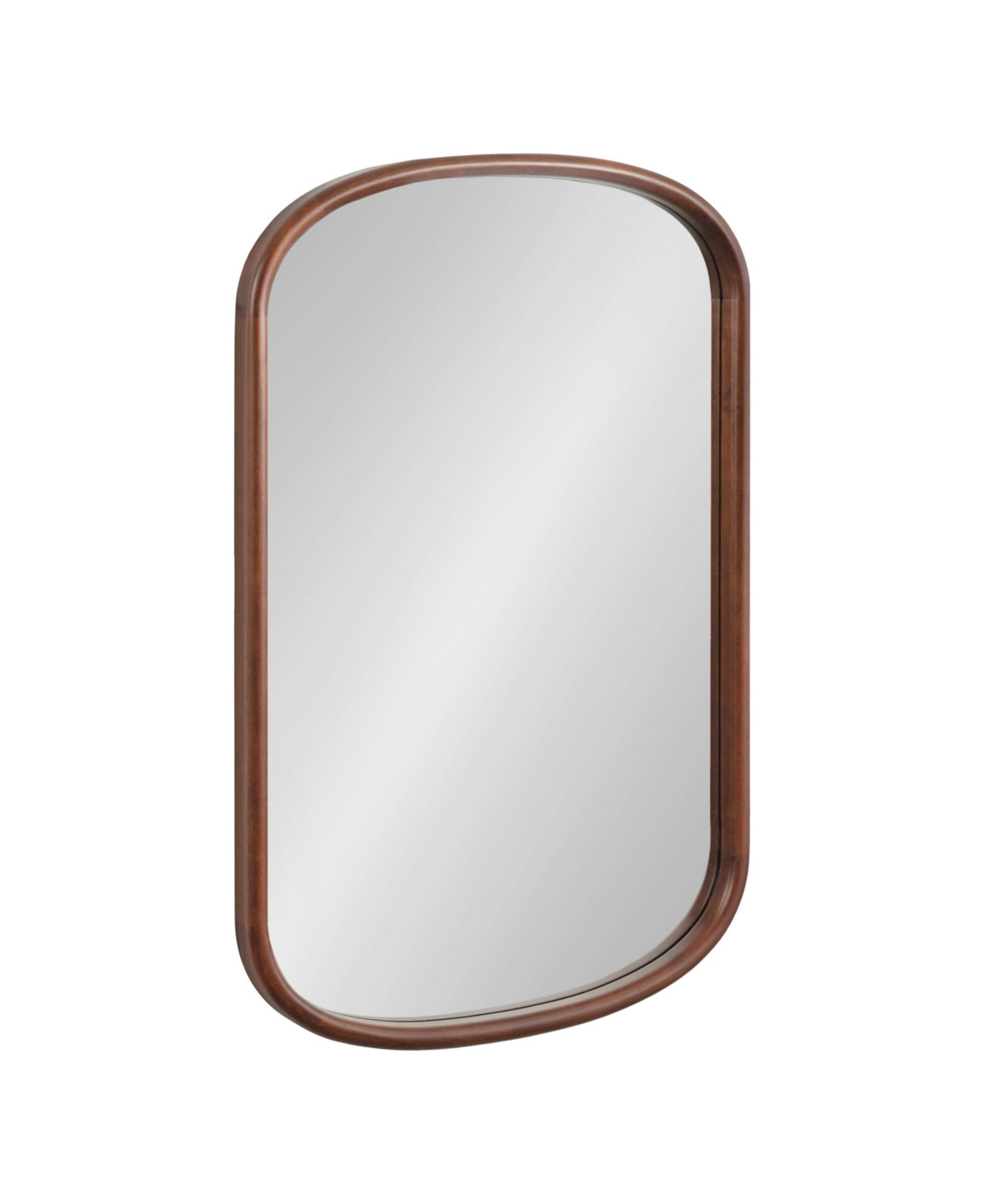 Click here for Kate and Laurel Talma Capsule Wall Mirror - Walnut... prices