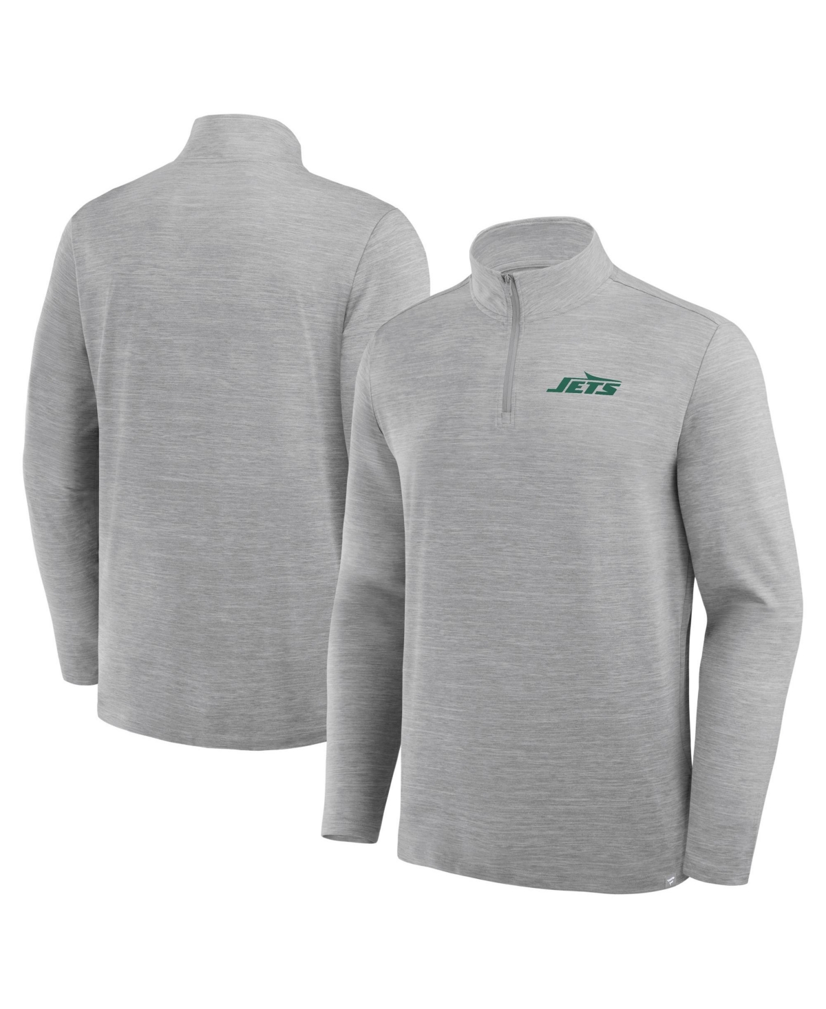Click here for Fanatics Mens Heather Gray New York Jets Clutch Qu... prices
