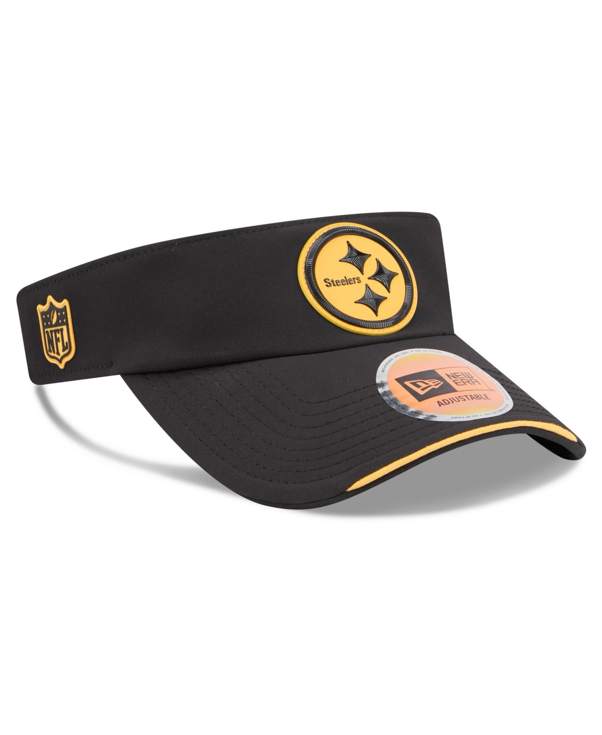 Click here for New Era Mens Black Pittsburgh Steelers 2026 Sideli... prices