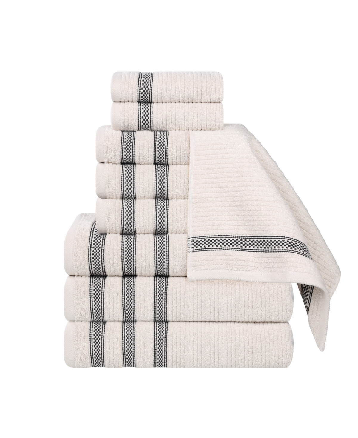 Click here for Superior Brea Zero Twist Cotton Ribbed Geometric B... prices