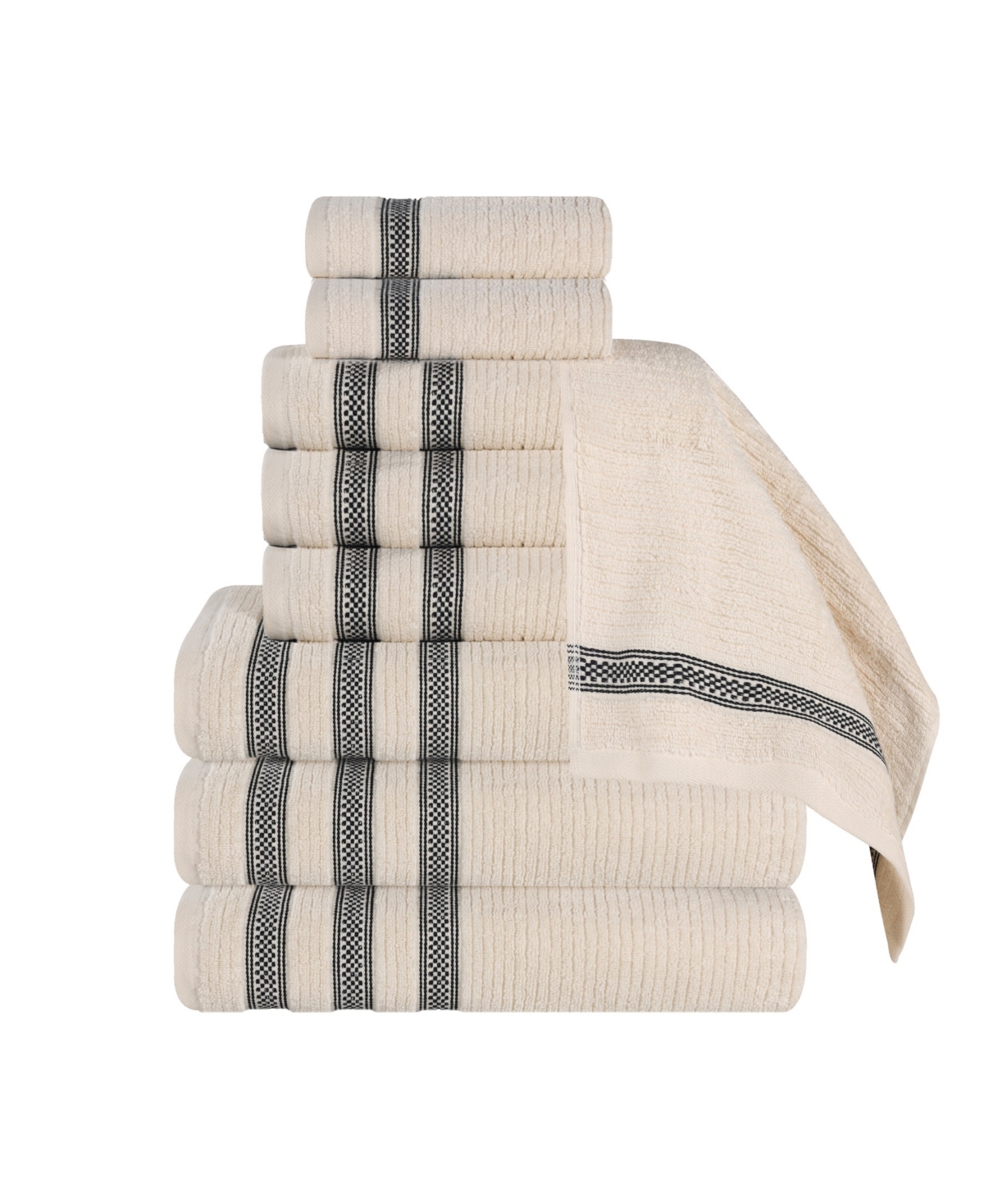 Click here for Superior Brea Zero Twist Cotton Ribbed Geometric B... prices